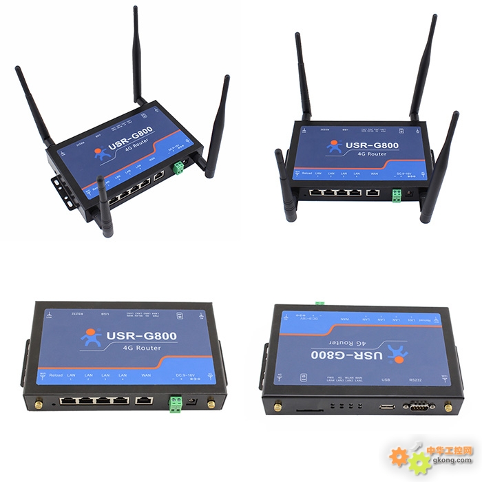 有人 工业全网通4G无线路由器USR-G800-路由器 无线