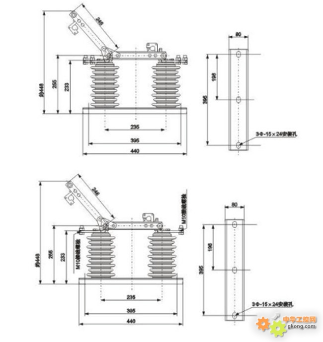 高压隔离开关型号GW9-12隔离开关gn24-高压隔离开关型号 GW9-12 隔离开关gn24-