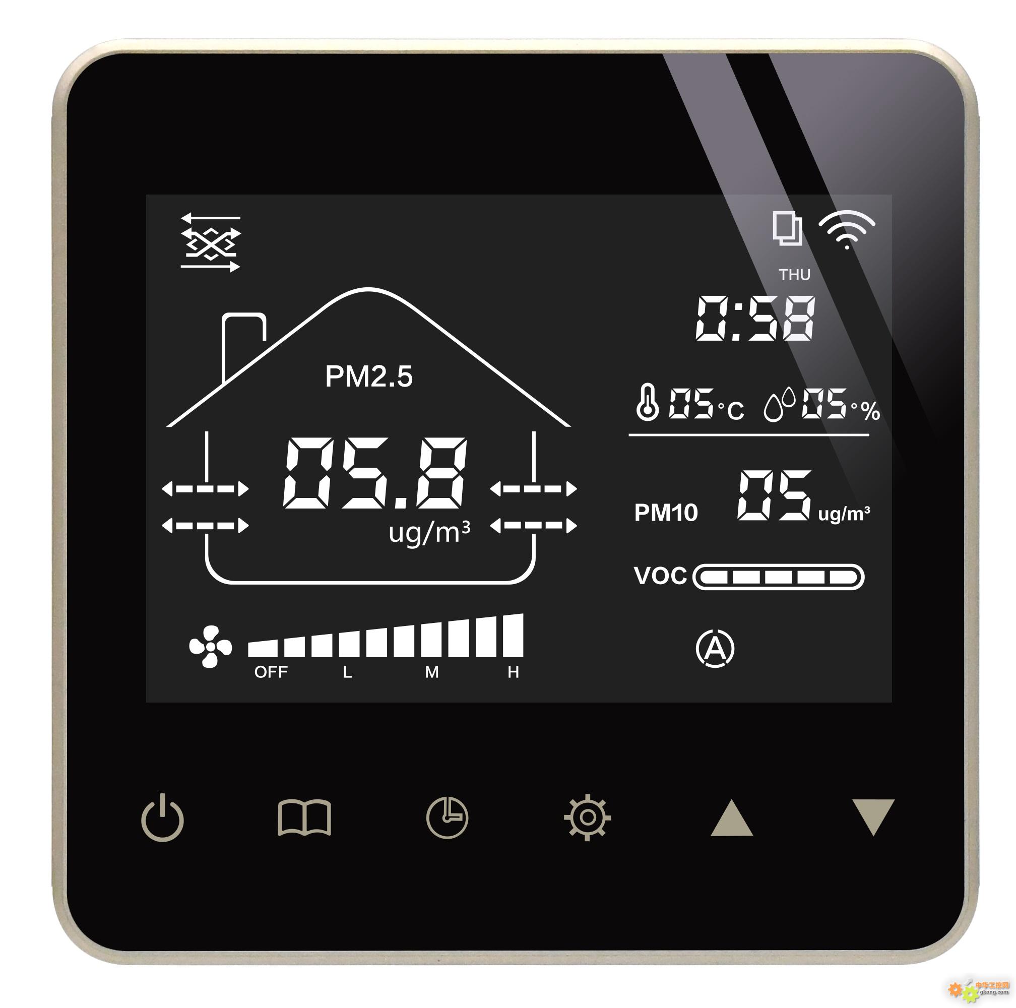 工控产品-KF-900A-Y2 pm2.5新风控制器 三速开关-KF-900A-Y2