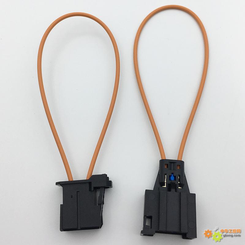 MOST汽车光纤线回路环 公头+母头一对-汽车MOST环路