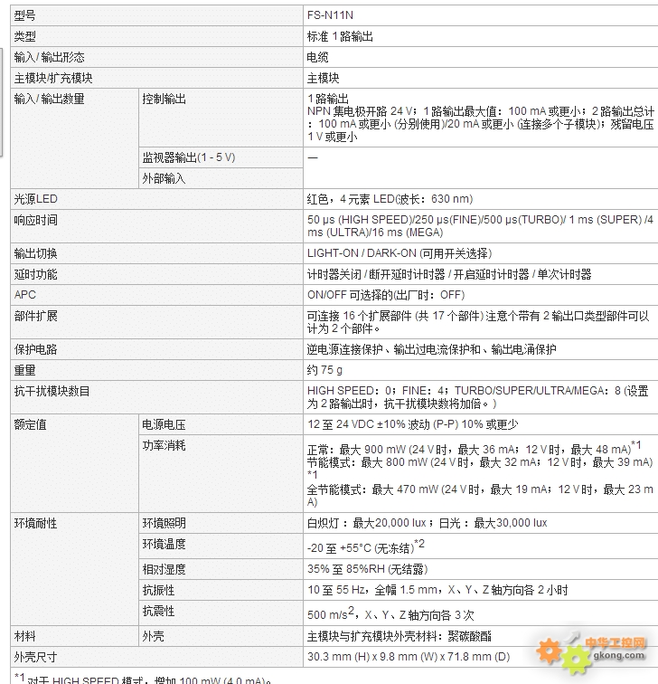 KEYENCE基恩士光纤放大器FS-N11N-FS-N11N KEYENCE 基恩士-