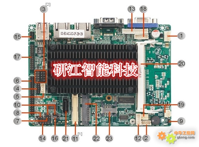板载双千兆网口凌动N2600工业主板-凌动N2600主板 工业控制主板 工控机主板-