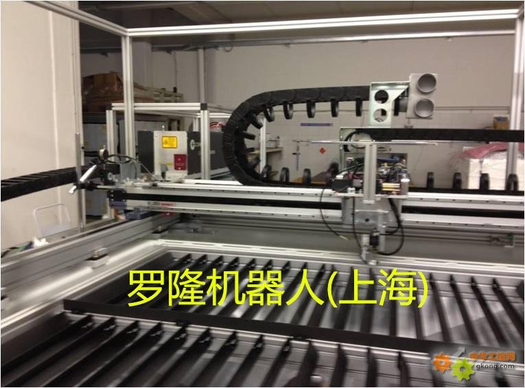 工业机械手在激光切割上的应用-激光切割机 直线导轨 机器人-